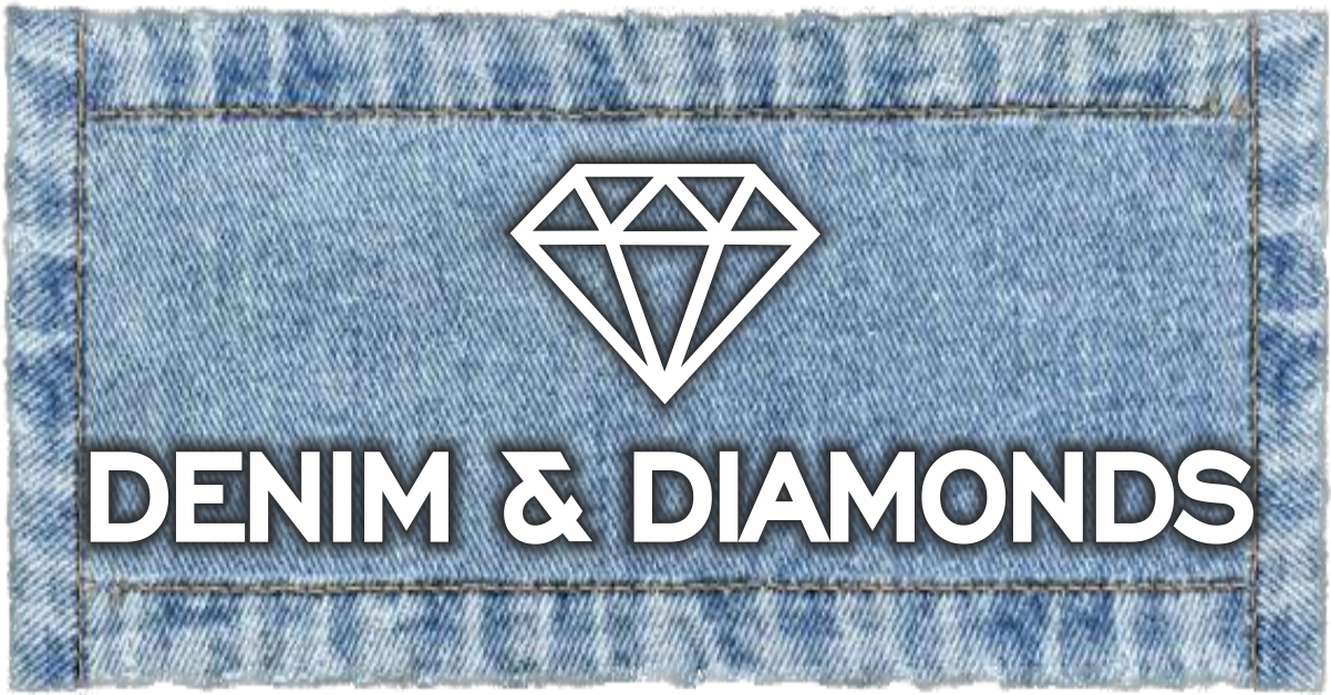DENIM AND DIAMONDS - Custom Printed Apparel + Handcrafted Jewelry
